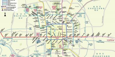 Beijing / Pequim mapa - Mapas Beijing / Pequim (China)