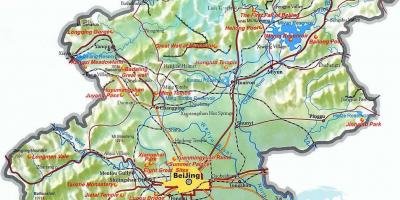 Beijing / Pequim mapa - Mapas Beijing / Pequim (China)